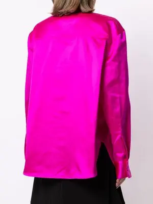 Alex Perry Duchesse Satin Boxy Shirt