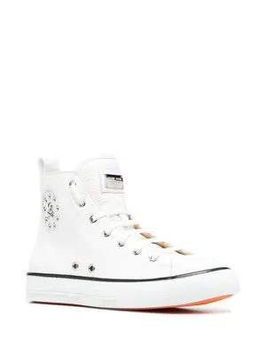 Philipp Plein Leather High-top Sneakers