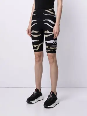 Camilla Zebra Print Bike Shorts