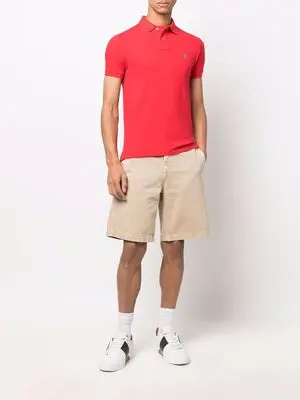 Polo Ralph Lauren Embroidered Logo Polo Shirt - Red