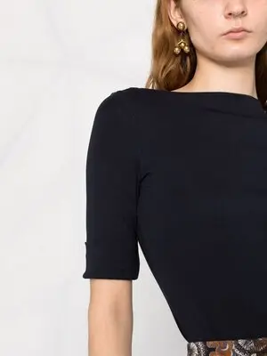 Ralph Lauren Boat-neck Fitted Top