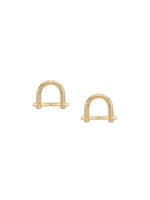 THIRD CROWN Arc Stud Earrings