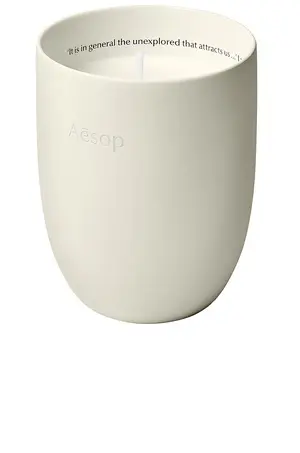 Aesop Aromatique Candle In White - Aganice
