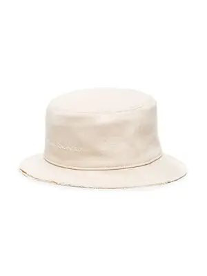 Ruslan Baginskiy Wide-brim Bucket Hat - Neutrals