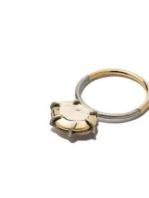 DALILA BARKACHE 18kt Yellow Oxidized Effect Ring