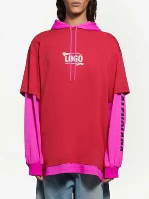 Balenciaga Oversize Layered T-shirt Hoodie