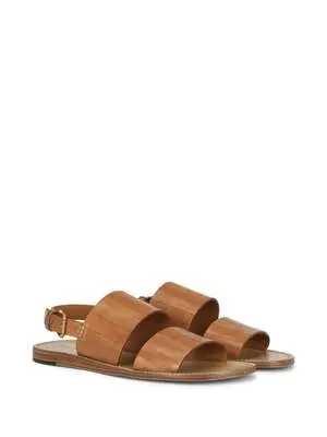 Dolce & Gabbana Pantheon Leather Sandals