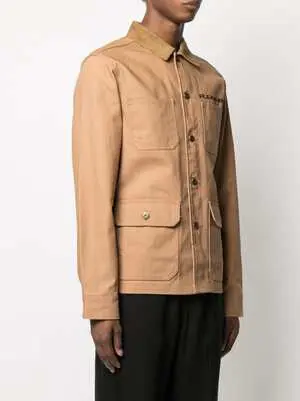 PLEASURES Graphic-print Button-up Jacket