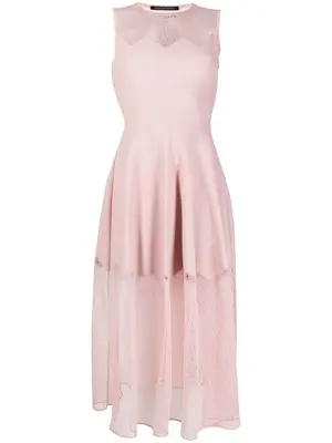 ANTONINO VALENTI Cut Out-detail Maxi Dress - Pink