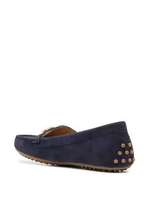 Ralph Lauren Logo-lettering Leather Loafers