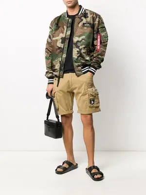 Alpha Industries Multi-patch Cargo Shorts