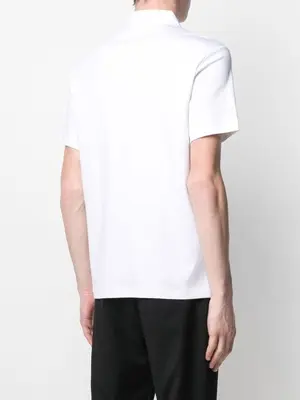 Michael Kors Embroidered-logo Polo Shirts - White