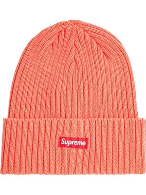 Supreme Supreme Overdyed Ribbed-Knit Beanie Orange