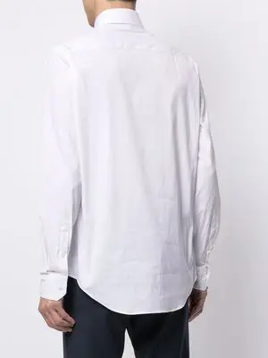 Giorgio Armani Long-sleeved Button-up Shirt - White