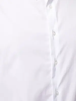 Giorgio Armani Long-sleeved Button-up Shirt - White