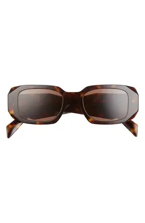 Prada Runway 49mm Rectangle Sunglasses