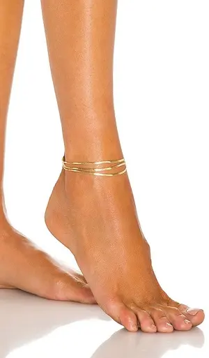8 Other Reasons Lila Anklet - Gold