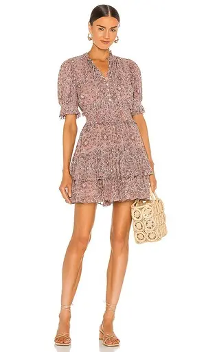 CLEOBELLA Madelyn Mini Dress In Mauve