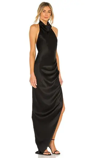 Amanda Uprichard X Samba Gown - Black