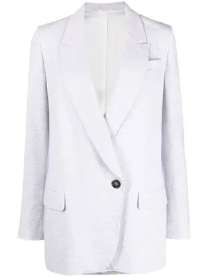 Brunello Cucinelli Cotton-blend Jersey Blazer