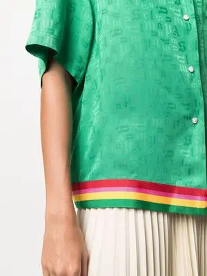 Palm Angels Button-up Long-sleeve Shirt