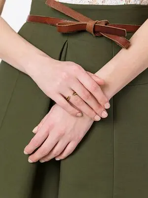 AURÉLIE BIDERMANN Toi Et Moi Wheat Open Ring