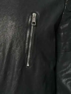 Neil Barrett Zipped Buffalo Leather Jacket