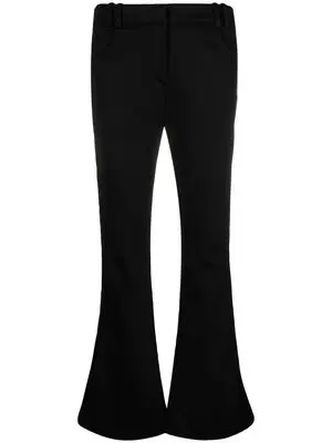 Balmain Tailored Flared Trousers - Black