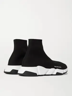 Balenciaga Speed Stretch-knit Slip-on Sneakers