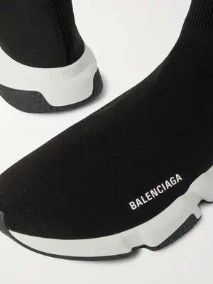 Balenciaga Speed Stretch-knit Slip-on Sneakers