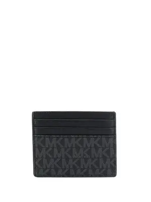 Michael Kors Logo Print Cardholder - Black