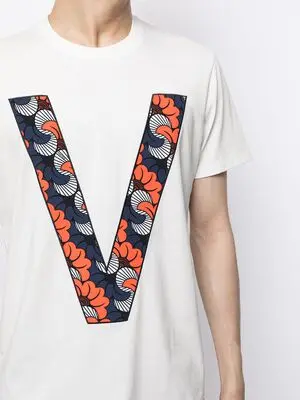 PORTS V Monogram-print T-shirt - White