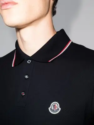 Moncler Logo-patch Polo Shirt