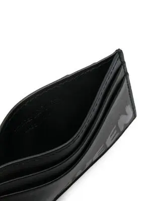 Alexander McQueen Logo-print Cardholder - Black