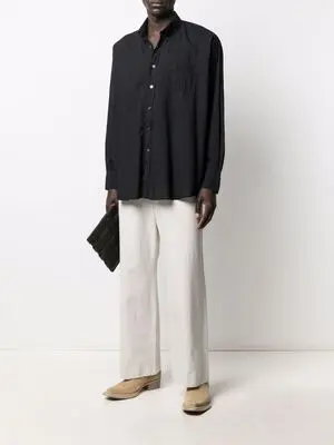 Our Legacy Button-down Cotton Shirt - Black
