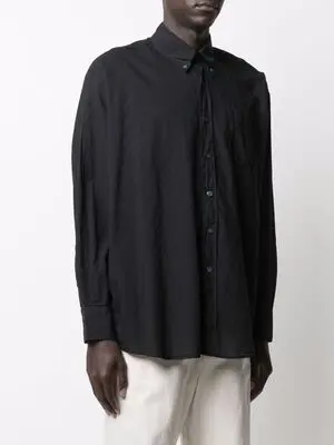Our Legacy Button-down Cotton Shirt - Black
