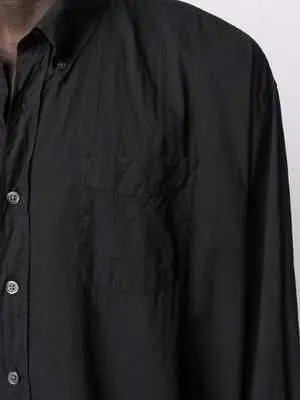 Our Legacy Button-down Cotton Shirt - Black
