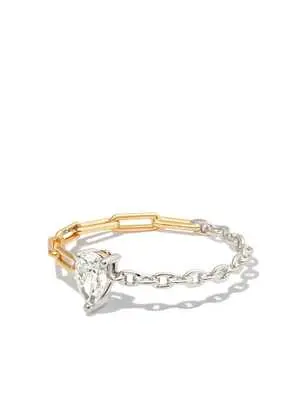 Yvonne Léon 18kt Yellow And White Diamond Ring - Gold