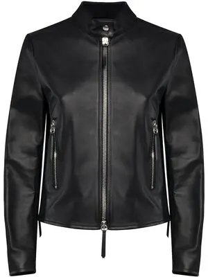 GIUSEPPE ZANOTTI Leather Jacket