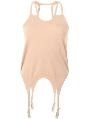 DION LEE Teardrop Hoisery Tank Top