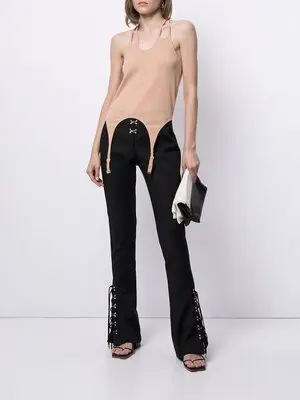 DION LEE Teardrop Hoisery Tank Top