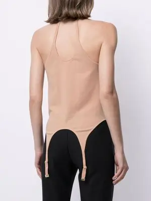 DION LEE Teardrop Hoisery Tank Top