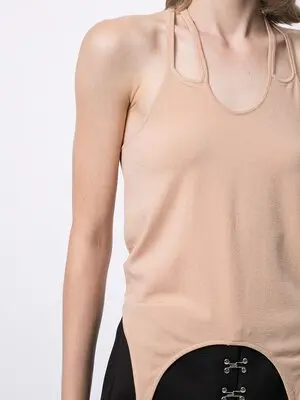 DION LEE Teardrop Hoisery Tank Top