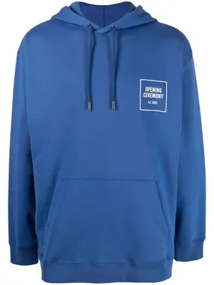 Opening Ceremony Graphic-print Hoodie - Blue