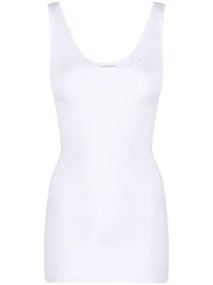 Hanro Scoop Neck Sleeveless Top - White