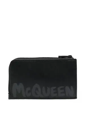Alexander McQueen Logo-print Wallet - Black
