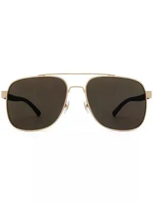 Gucci Pilot-frame Sunglasses - Gold