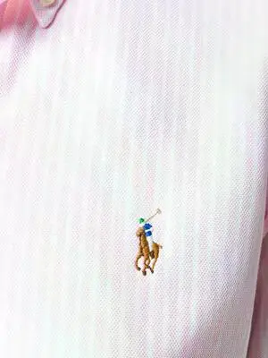 Polo Ralph Lauren Striped Oxford Shirt - Pink