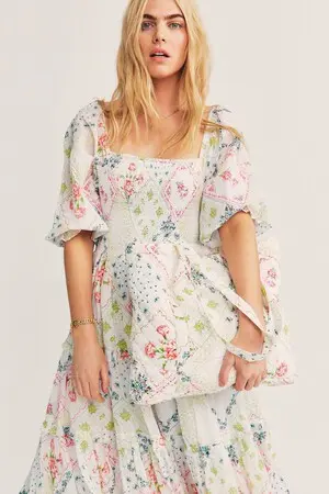 LoveShackFancy Capri Midi Dress