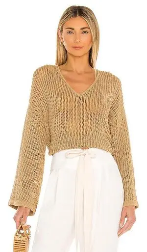 Cult Gaia Catherine Hoodie In Tan